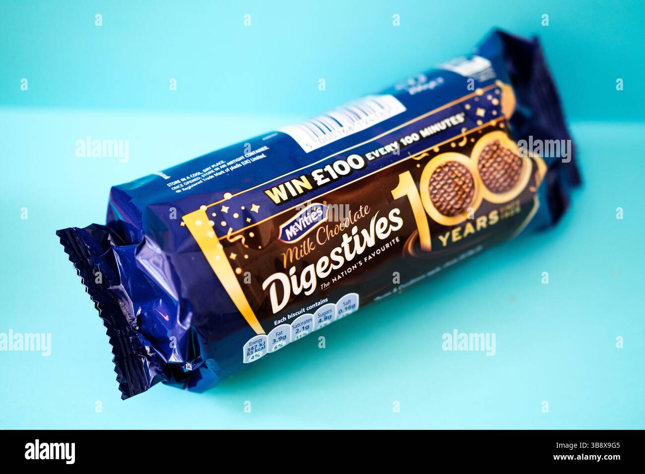 London UK, May 08 2025, Popular McViities Milk Chocolate Digestive ...