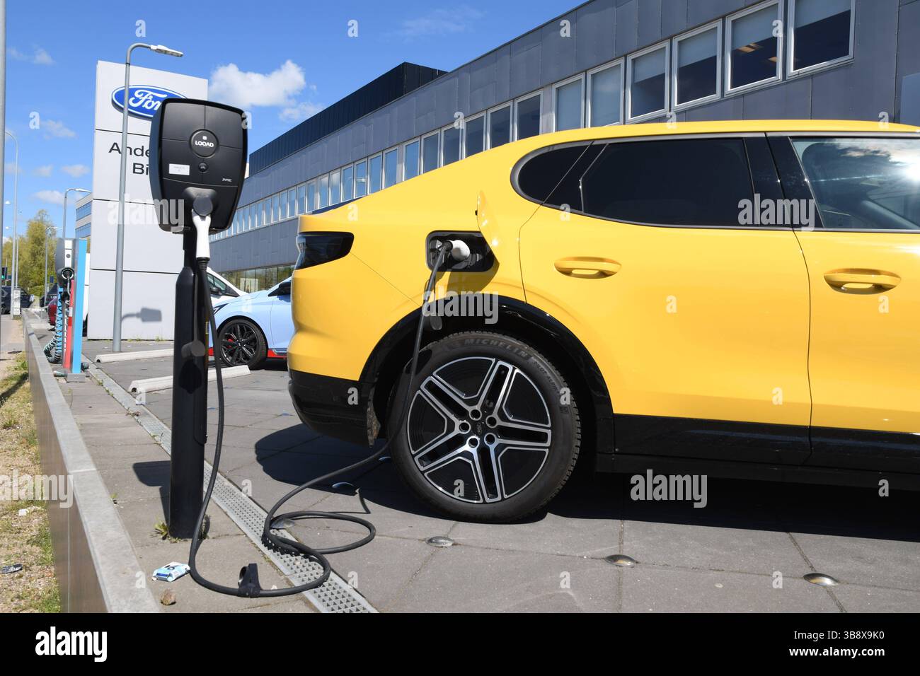 copenhagen/DenmarK/08 MAY 2025/Ford car dealer and electric car charing ...
