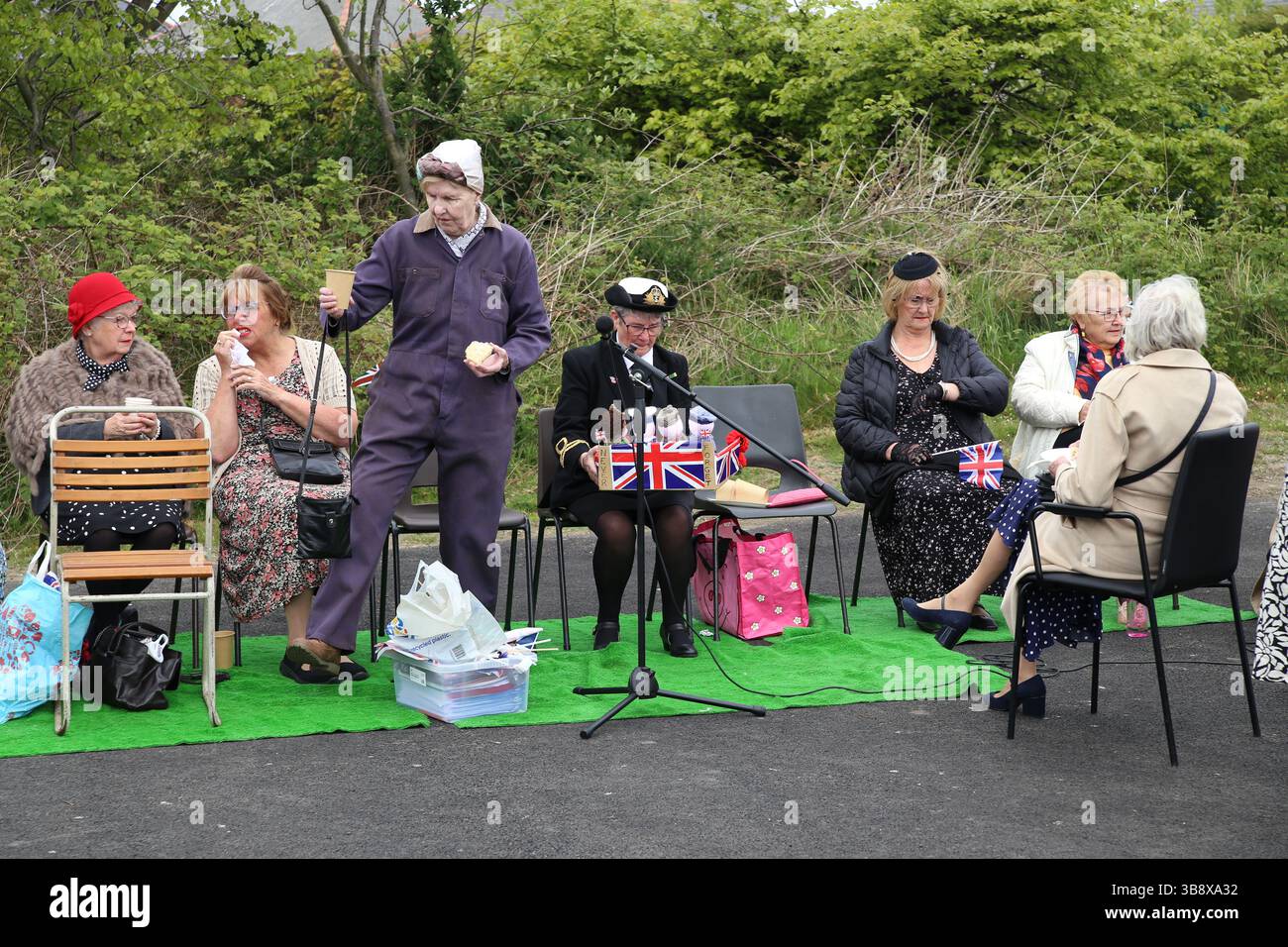 VE Day celebration held at Lynemouth Welfare Pavillion organised by the ...
