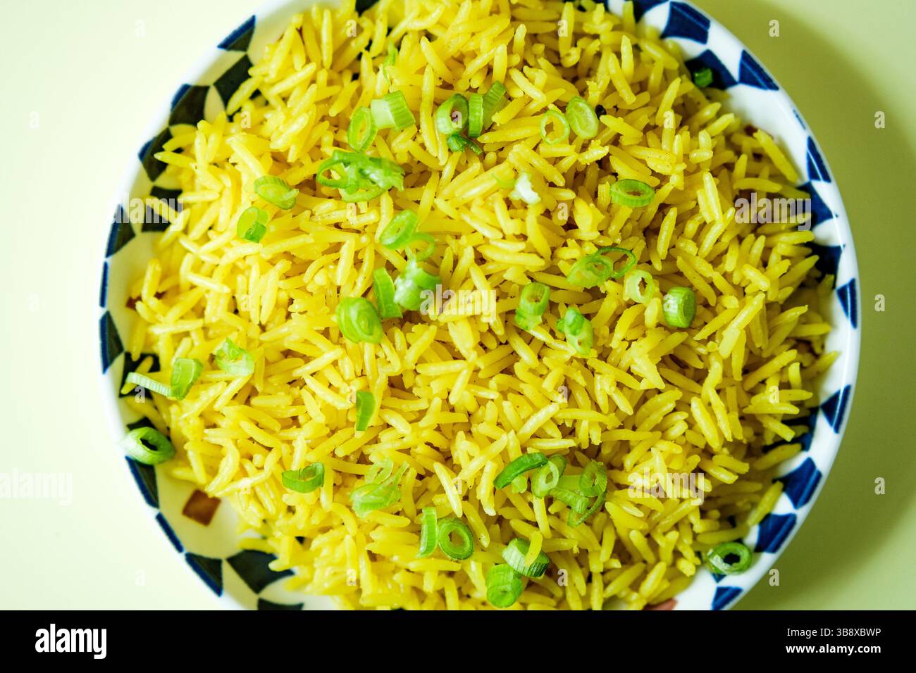 London UK, May 08 2025, Bowl Of Tasty Indian Style Pillau Rice Stock ...