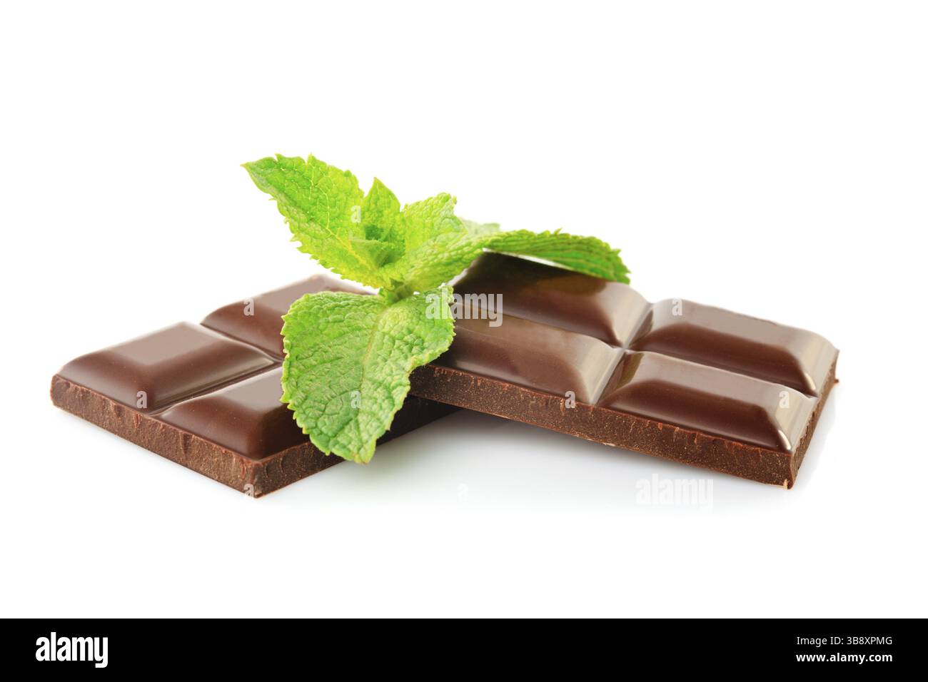 Dark chocolate on light Cut Out Stock Images & Pictures - Alamy