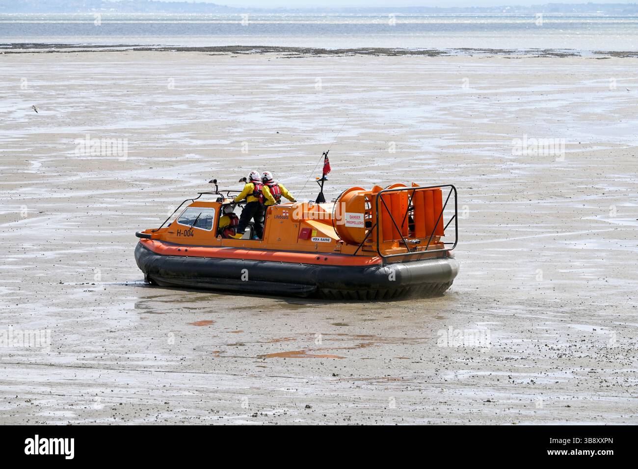 05 May 2025. The Vera Ravine hovercraft (H-004) undertaking demonstration manoeuvres at the ...