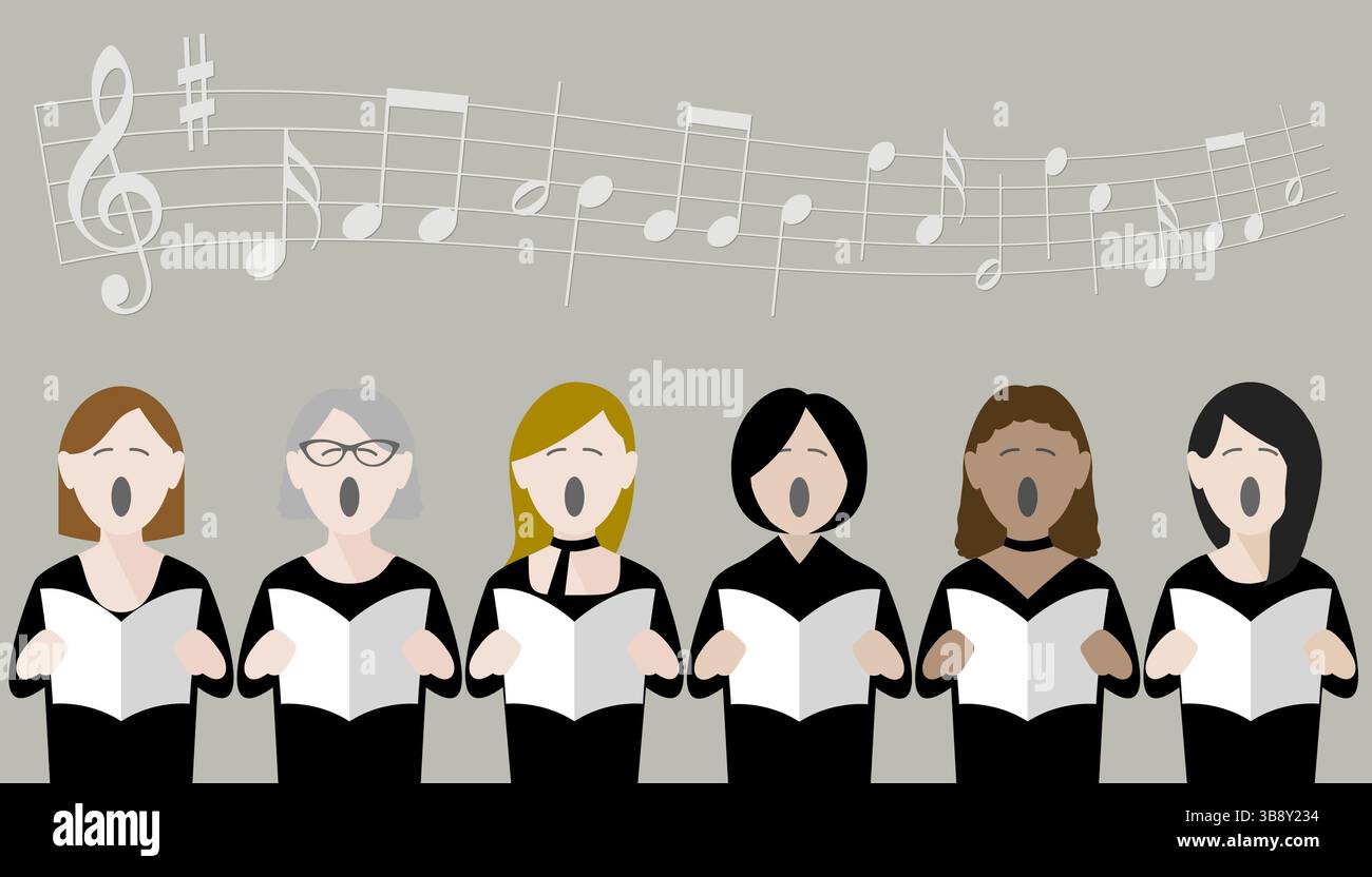 Ensemble cast Stock Vector Images - Alamy