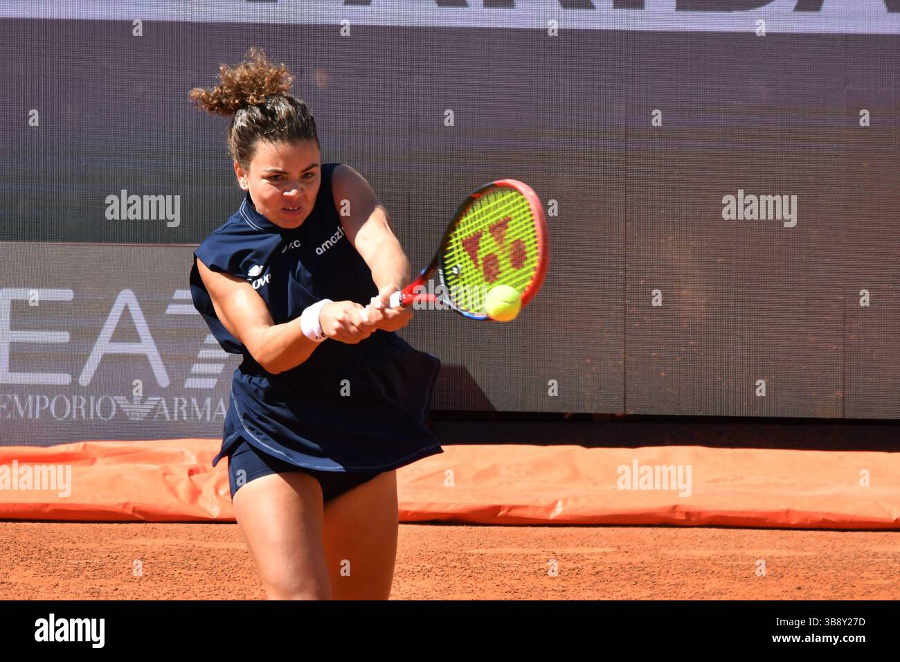 Rome, Italy. 08th May, 2025. Jasmine Paolini during of the ...
