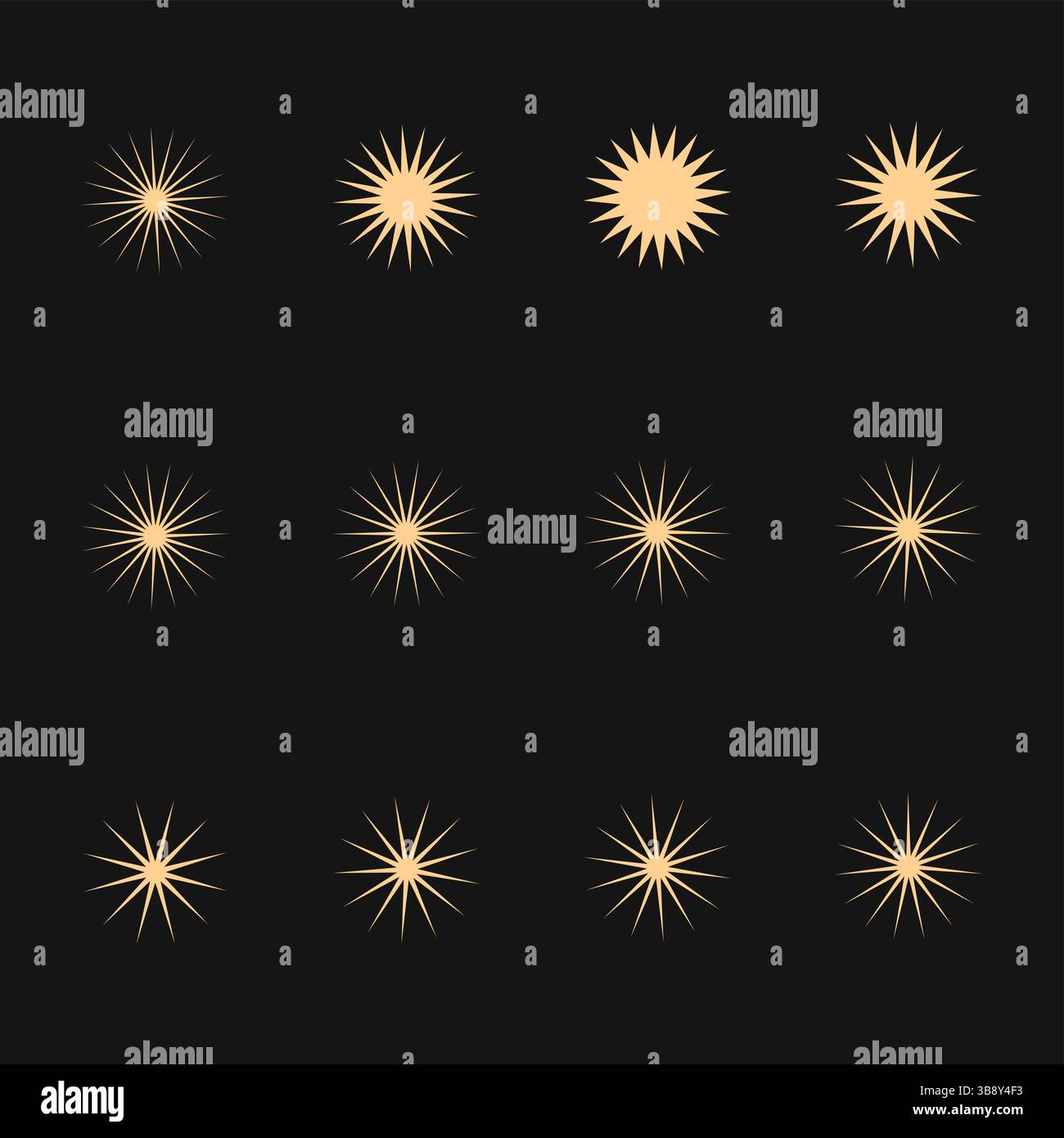 set of different shapes of star designs Stock Vector Image & Art - Alamy