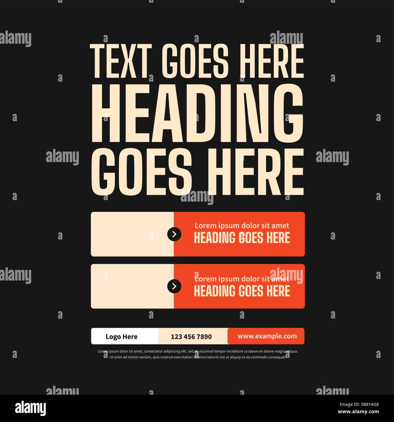 Retro Style of Poster Design - Old and Vintage Look of UI Design Stock ...