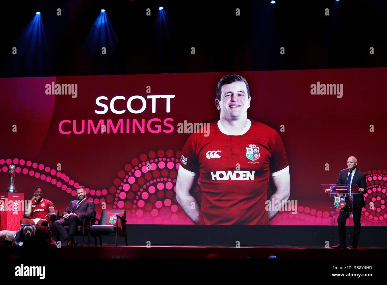 Scott Cummings of the British and Irish Lions is announced as a squad ...