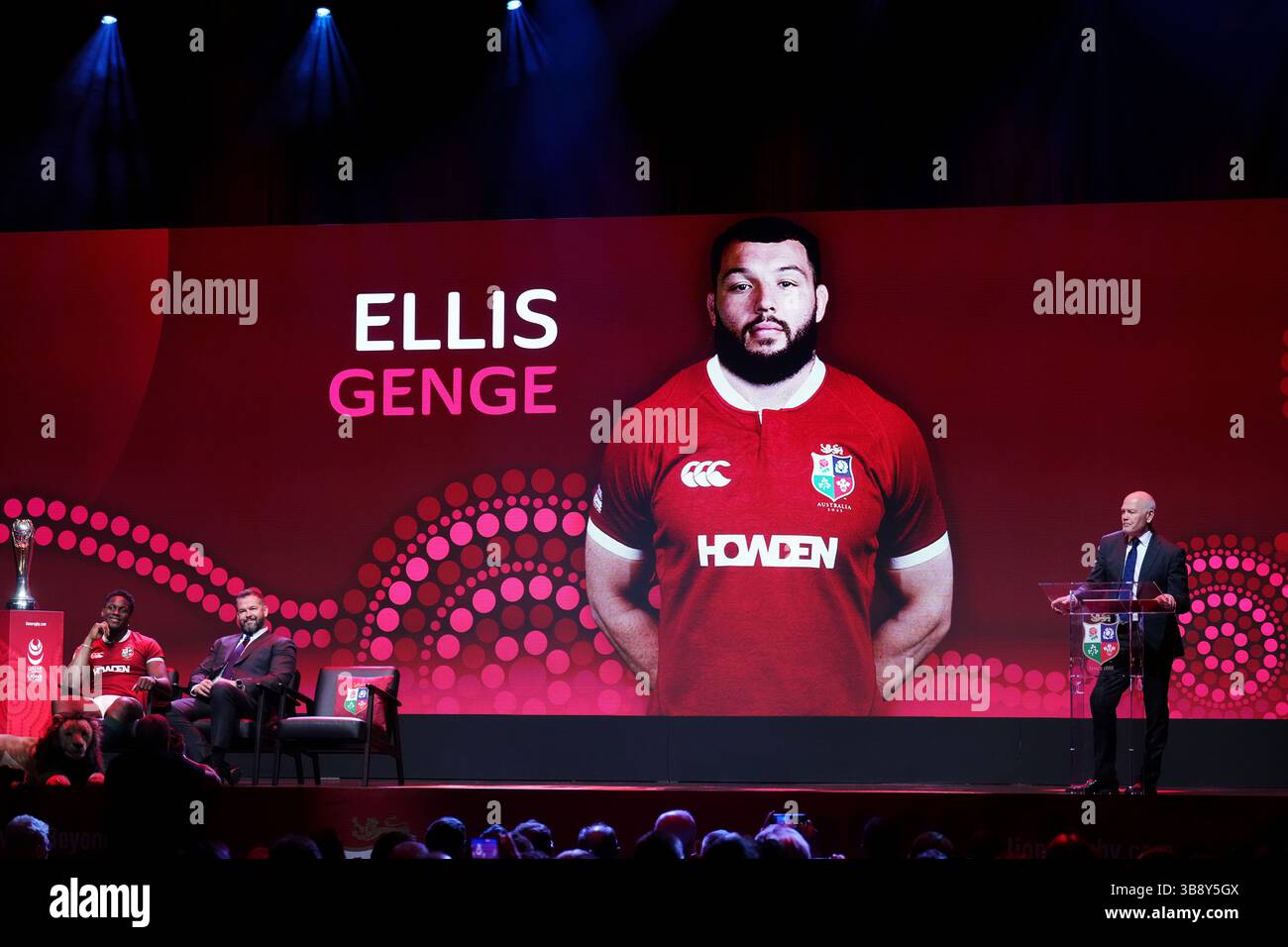 Ellis Genge of the British and Irish Lions is announced as a squad ...