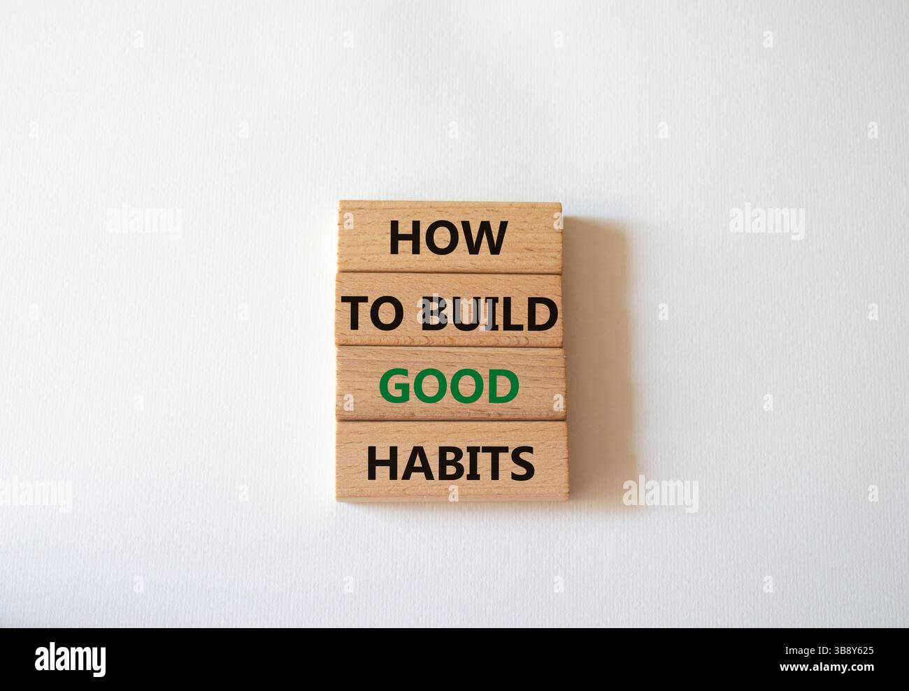 How to build good habits symbol. Concept words How to build good habits ...