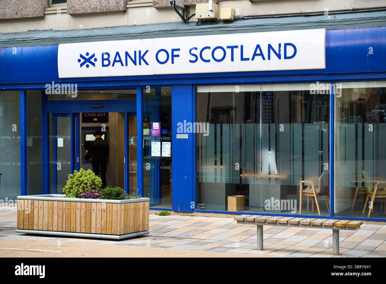 Greenock, Scotland, United Kingdom - 3 May 2025: Bank of Scotland ...