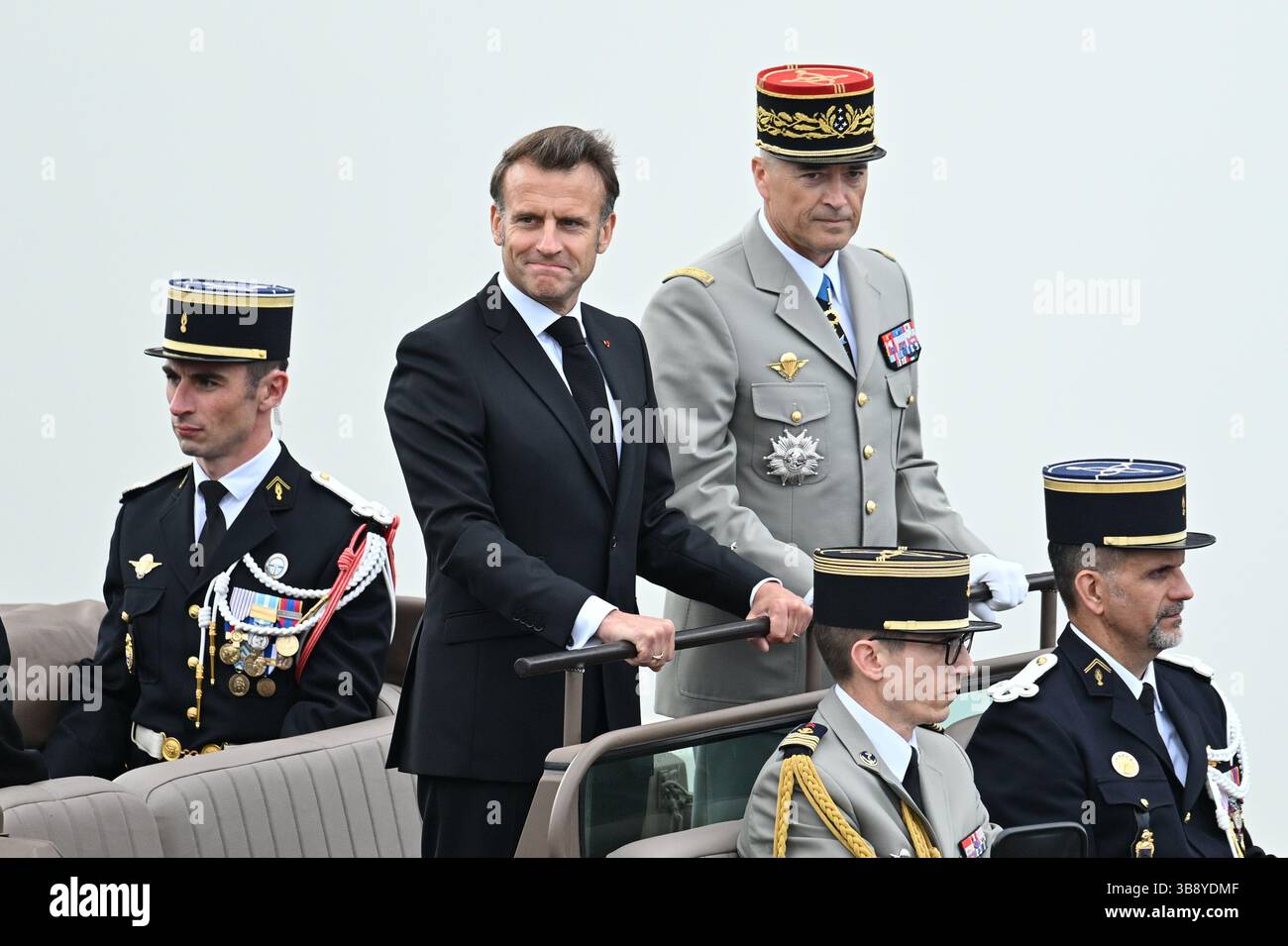 Paris, France. 08th May, 2025. Military parade and review of the troops ...