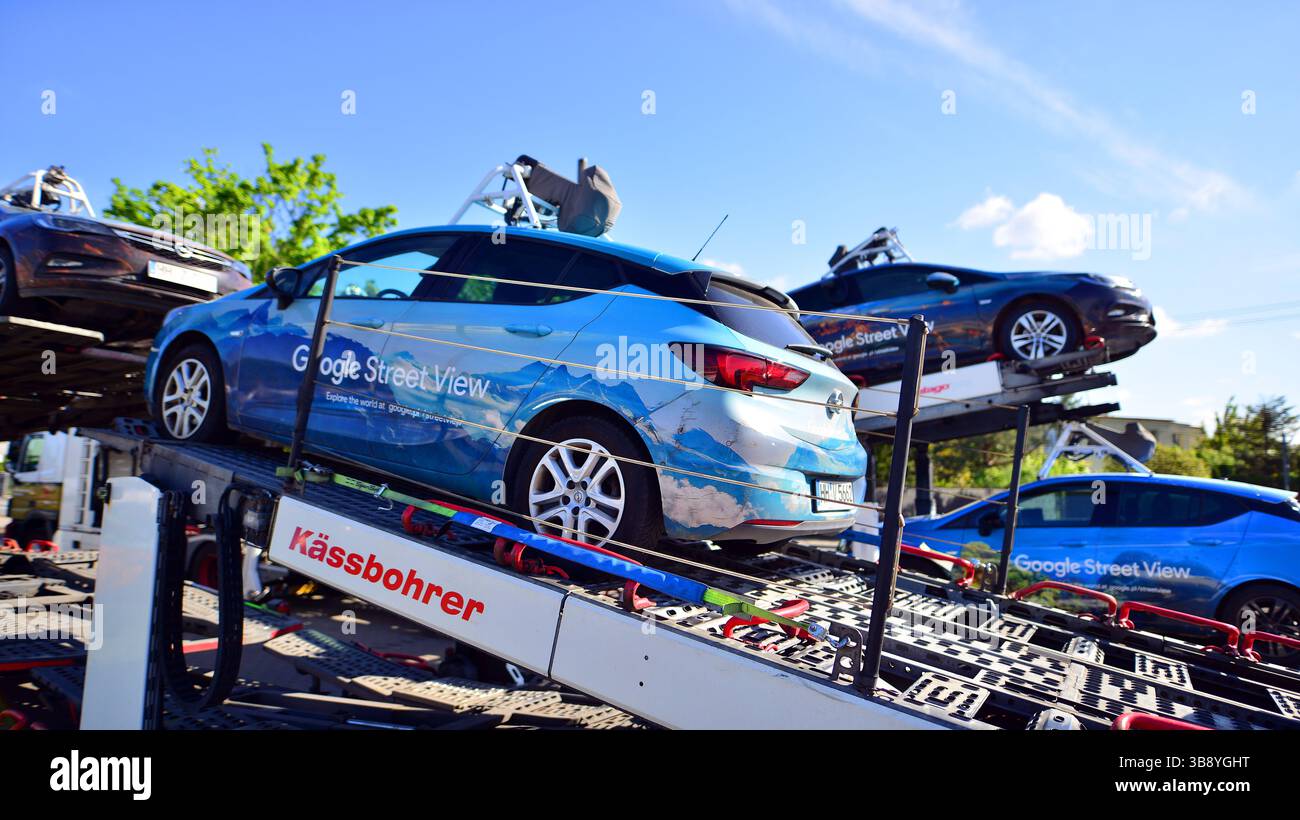 Warsaw, Poland. 8 May 2025. A Google Street View vehicle used for ...