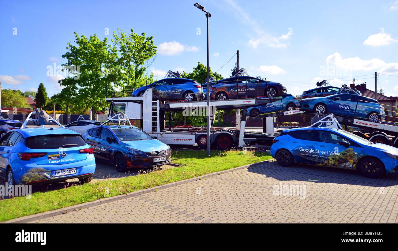 Warsaw, Poland. 8 May 2025. A Google Street View vehicle used for ...