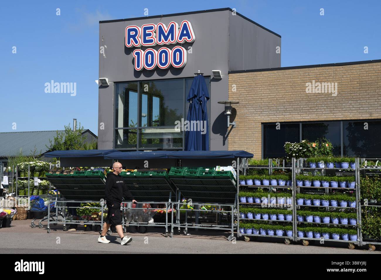 Copenhagen/ Denmark/08 MAY 2025/Rema 1000 chain grocery store in ...