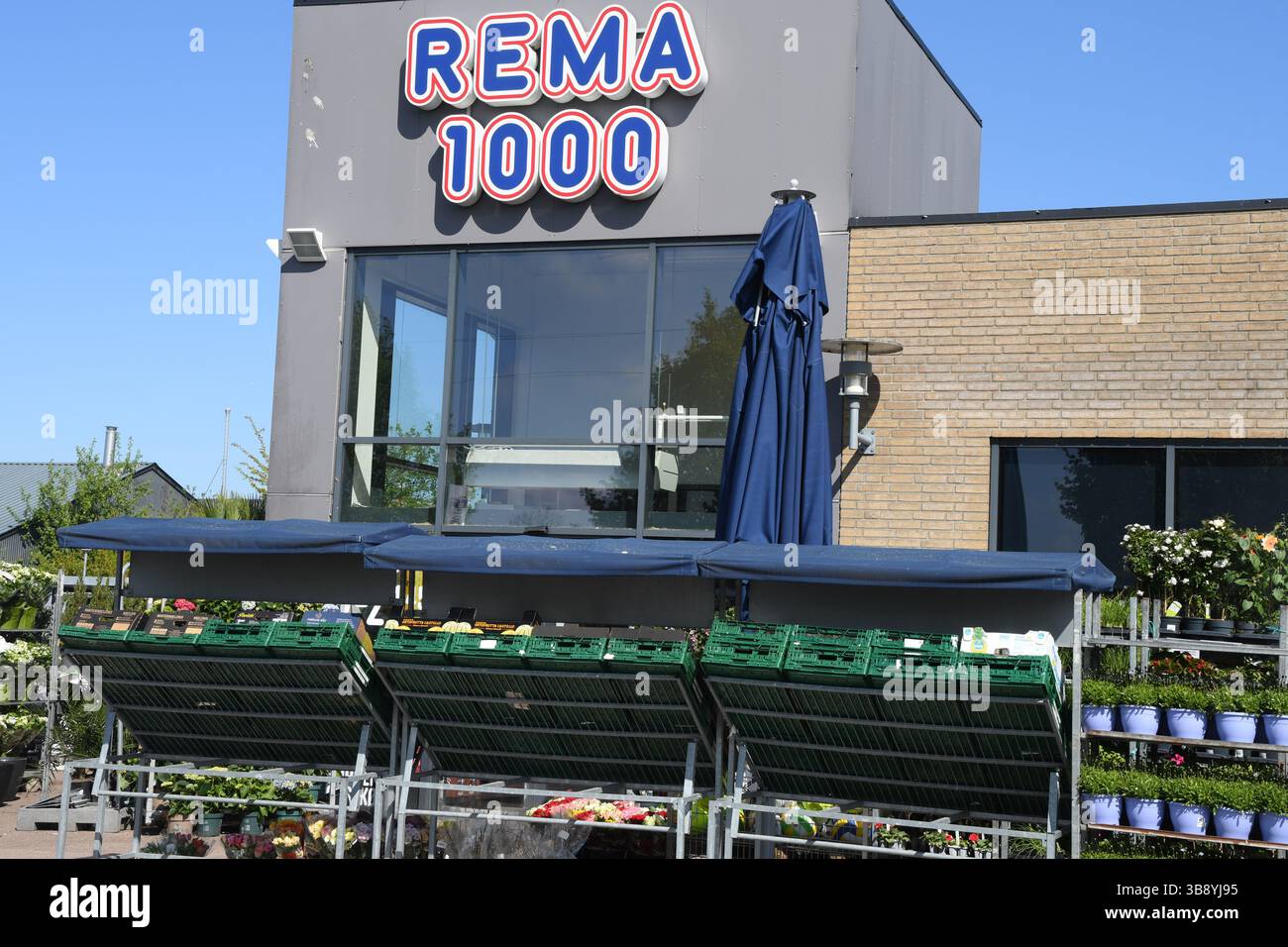 Copenhagen/ Denmark/08 MAY 2025/Rema 1000 chain grocery store in ...