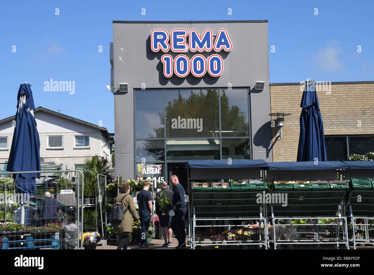Copenhagen/ Denmark/08 MAY 2025/Rema 1000 chain grocery store in ...