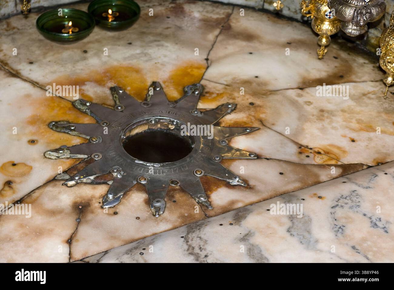 The Basilica of the Nativity. The Grotto of the Nativity. The Star That ...