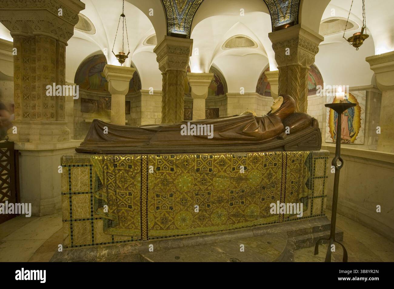 Dormition Abbey Church. Crypt. Jerusalem. Israel Stock Photo - Alamy