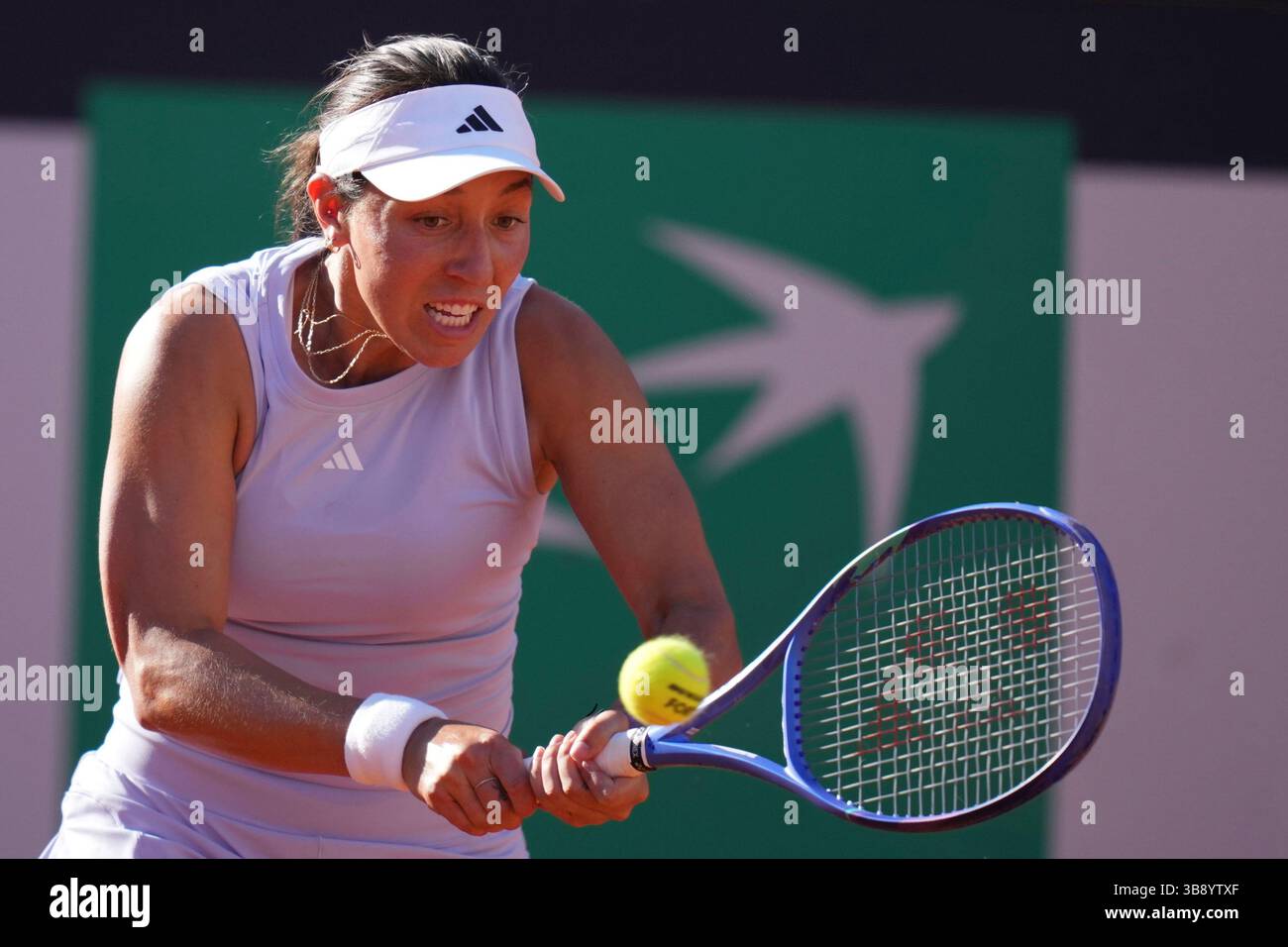 Jessica Pegula of the US plays a return to Ashlyn Krueger of the US ...