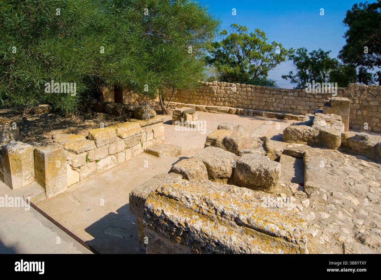 Byzantine Monastery Ruins Near The Basilica of the Transfiguration ...