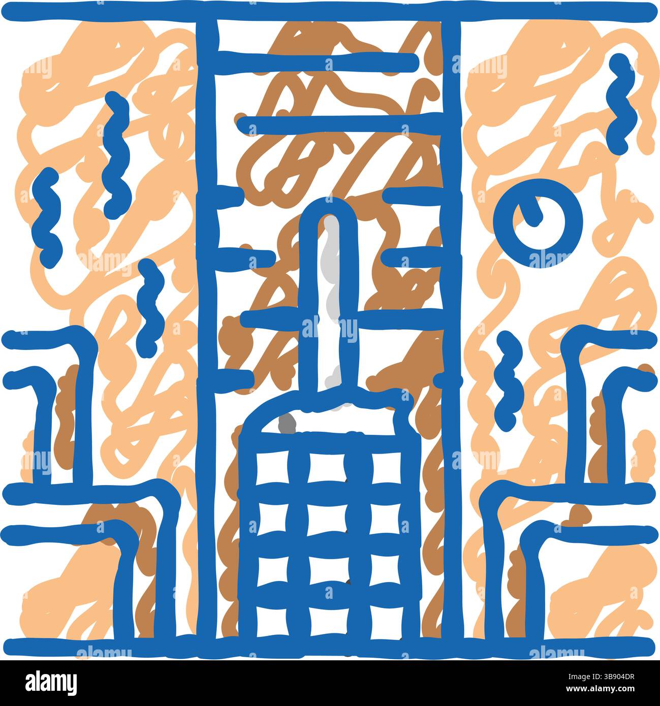 sauna icon doodle illustration Stock Vector Image & Art - Alamy