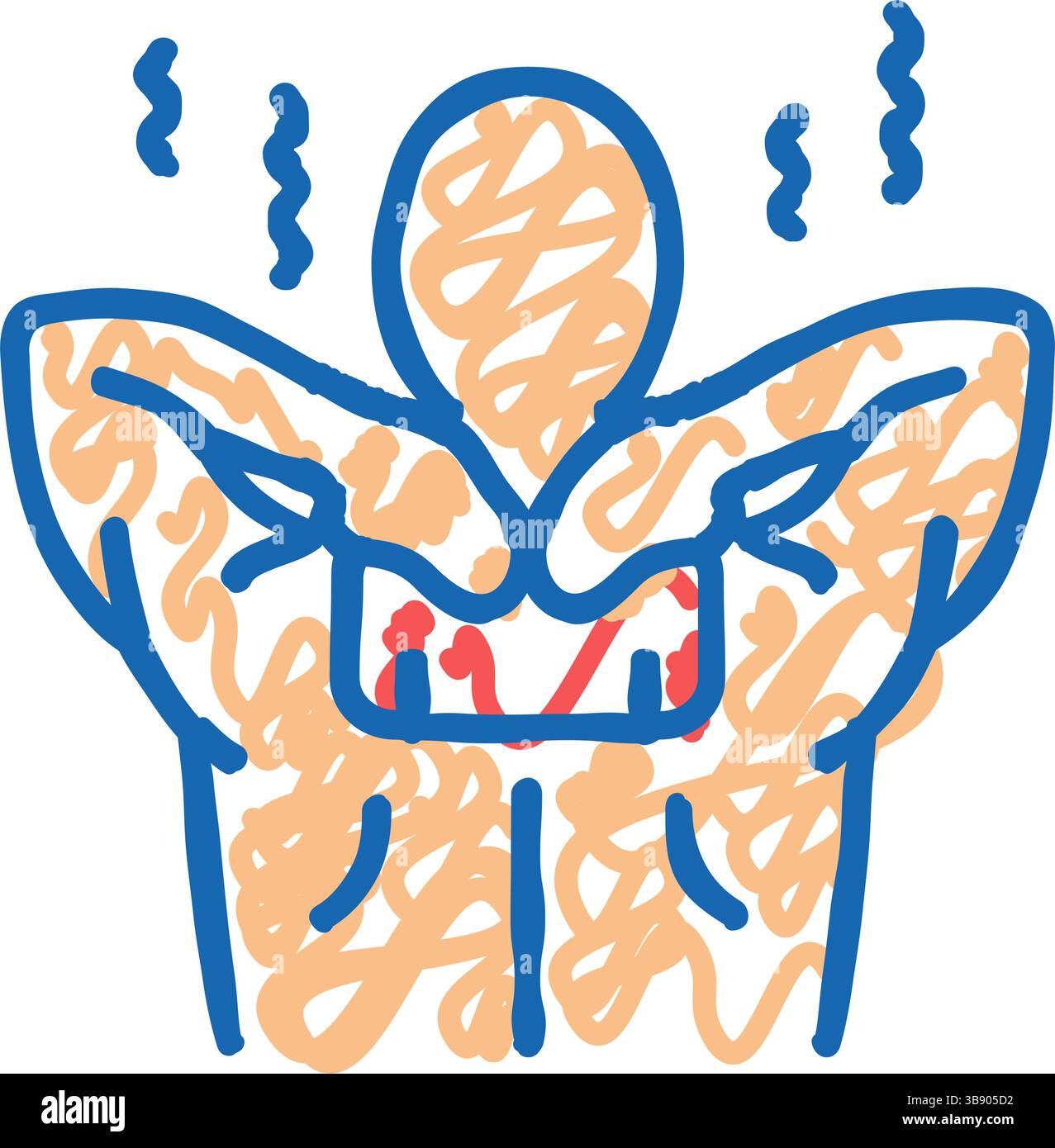 heat therapy icon doodle illustration Stock Vector Image & Art - Alamy