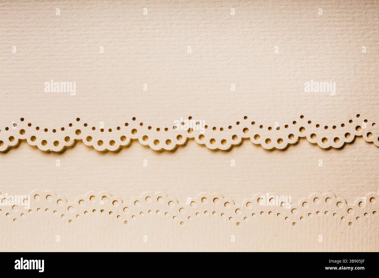 Scrap paper with lace - beige color and natural texture Stock Photo - Alamy
