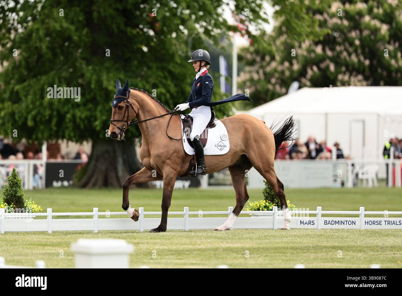 Yasmin Ingham of Great Britain with Rehy DJ during the dressage at the ...