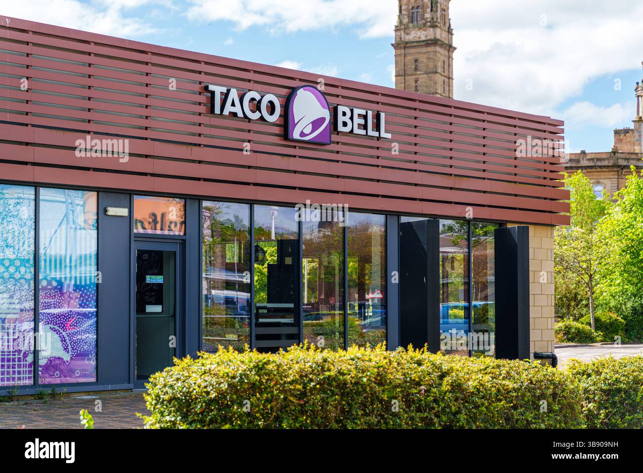 Greenock, Scotland - 3 May 2025: A Taco Bell branch in Greenock ...