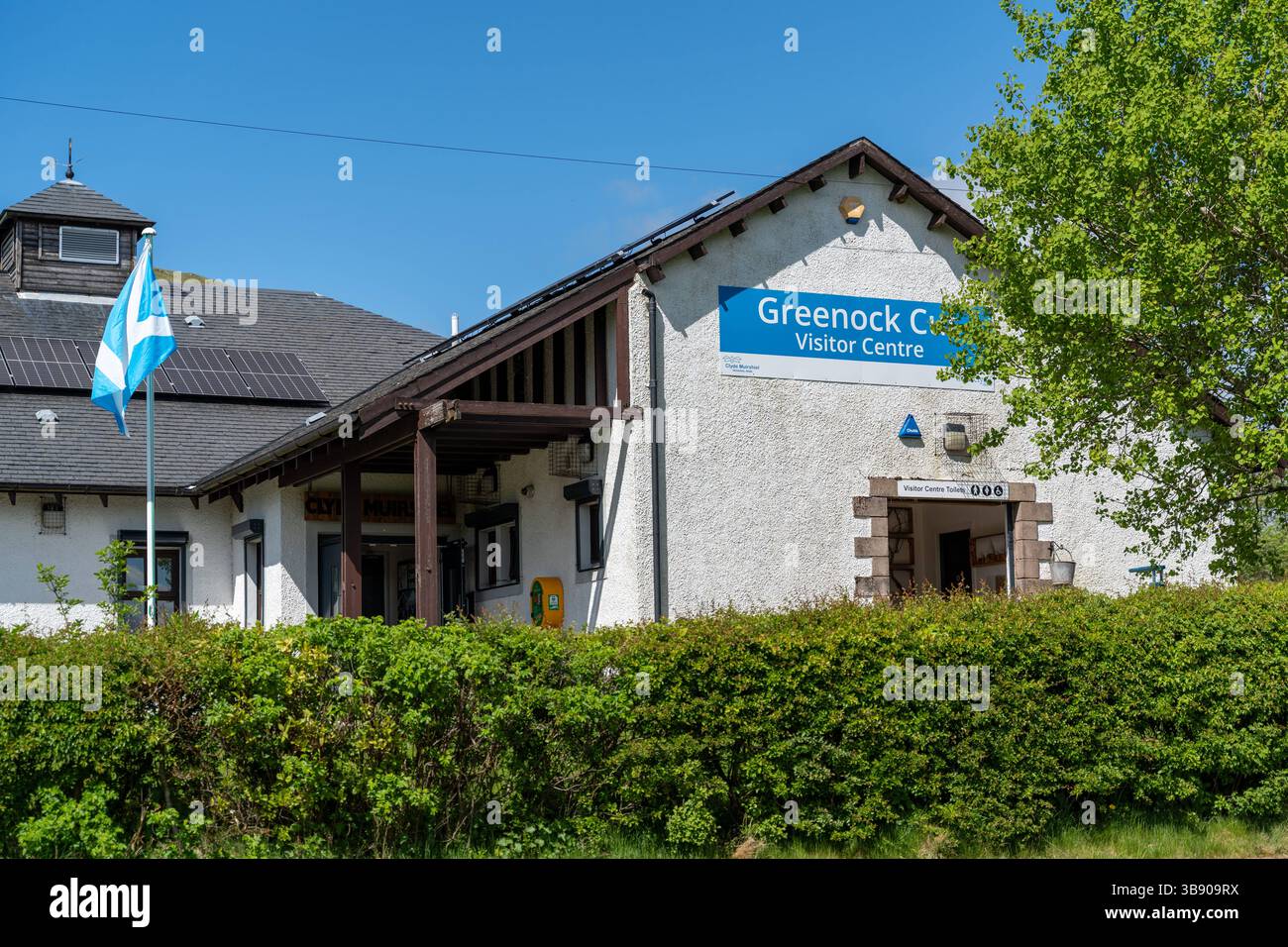 Greenock, Scotland - 3 May 2025: Visitor center in Greenock by the ...
