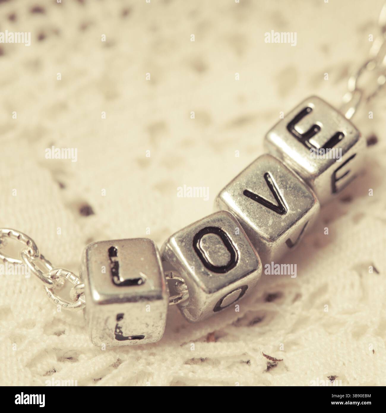 Love letters on chain hi-res stock photography and images - Alamy