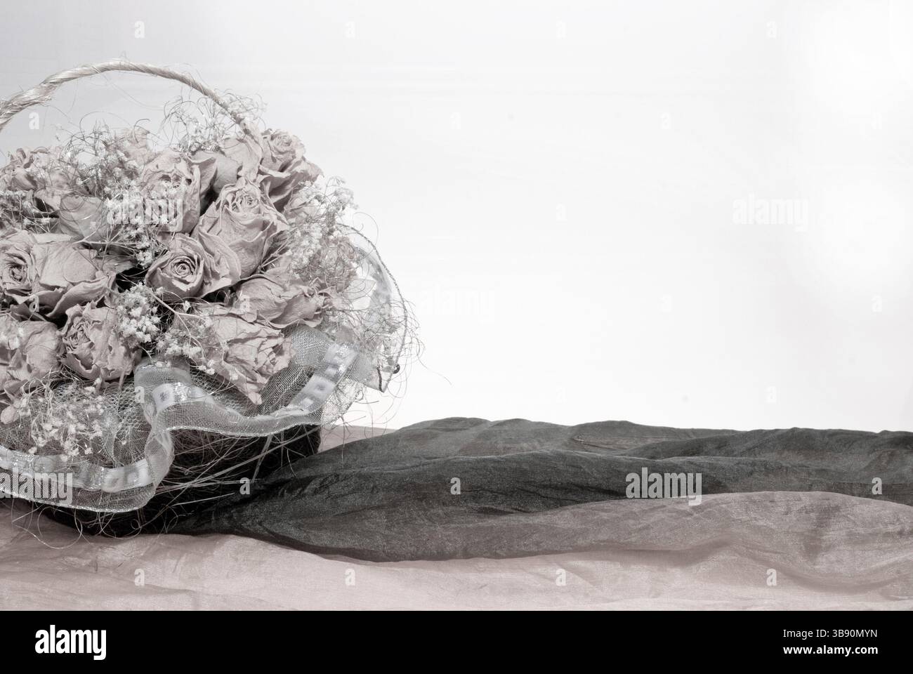 Romantic background in rose and gray tones Stock Photo - Alamy