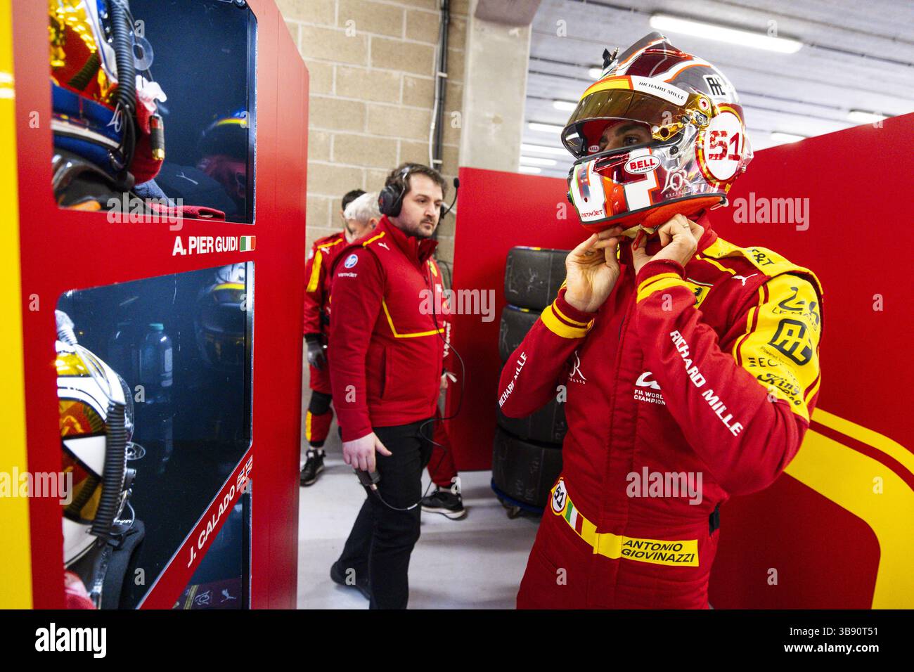 GIOVINAZZI Antonio (ita), Ferrari AF Corse, Ferrari 499P #51, Hypercar ...