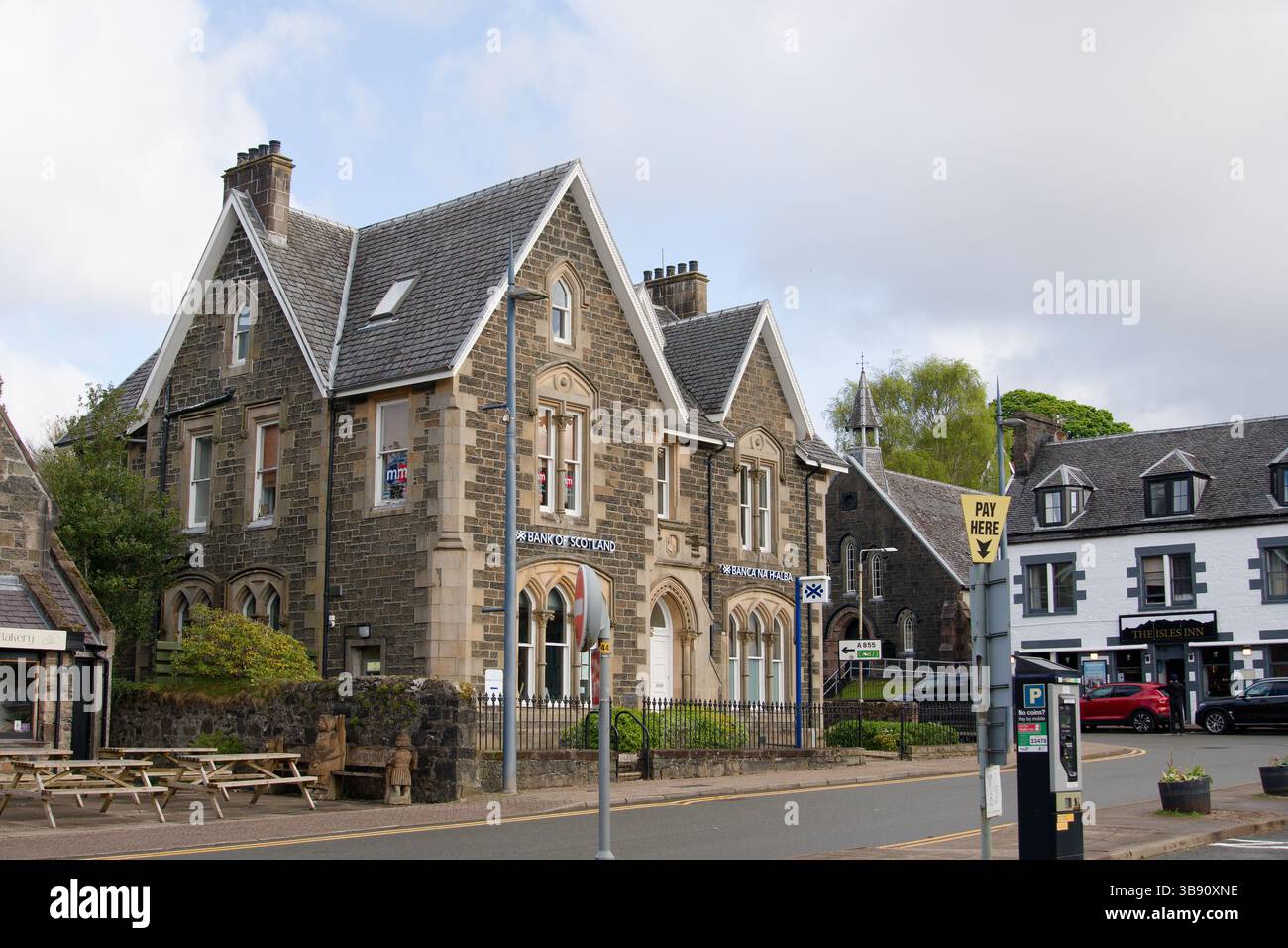Old buildings in Portree, Isle of Skye Scotland Stock Photo - Alamy