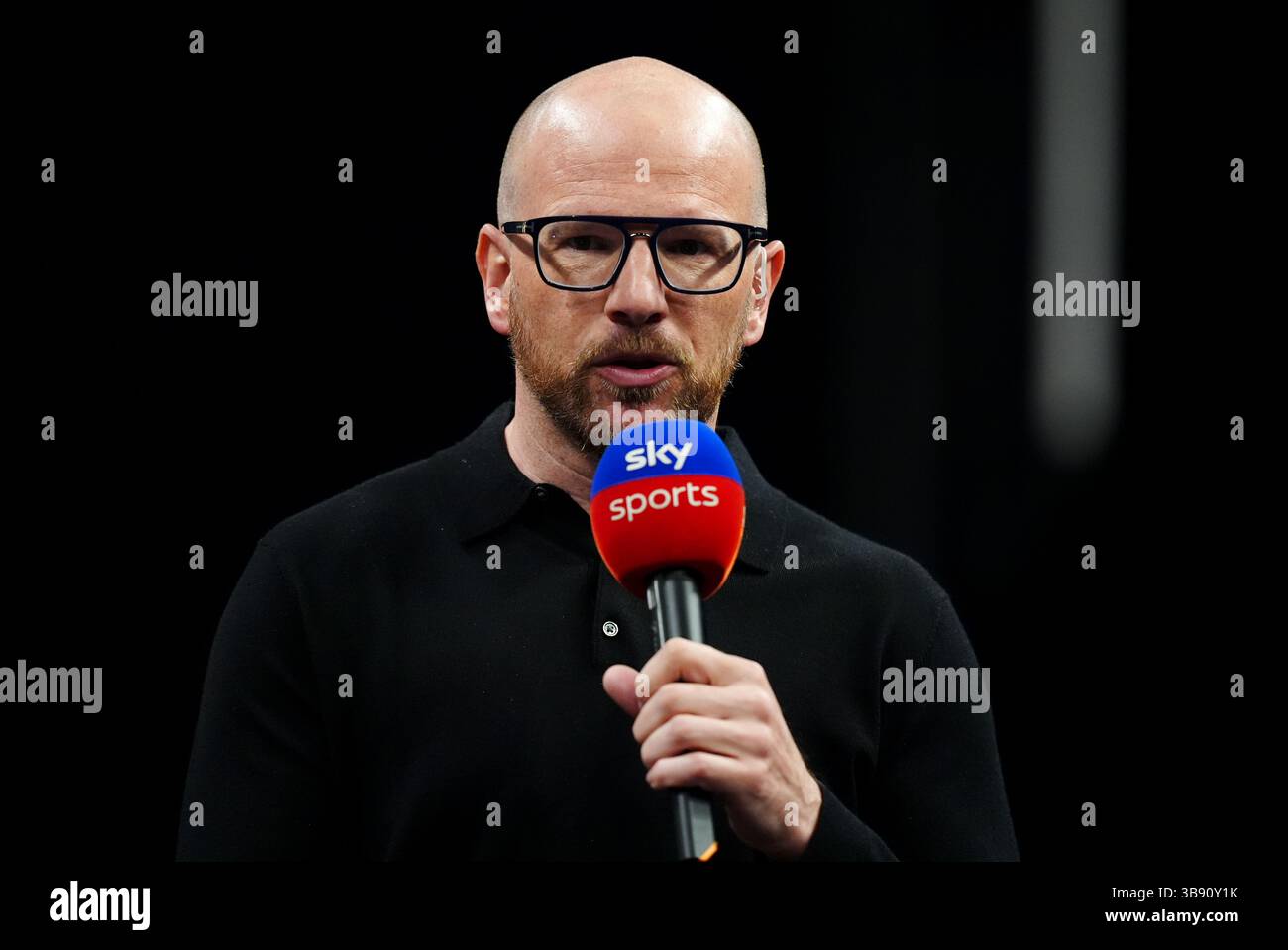 Sky Sports presenter Mark Webster on night fourteen of the BetMGM ...