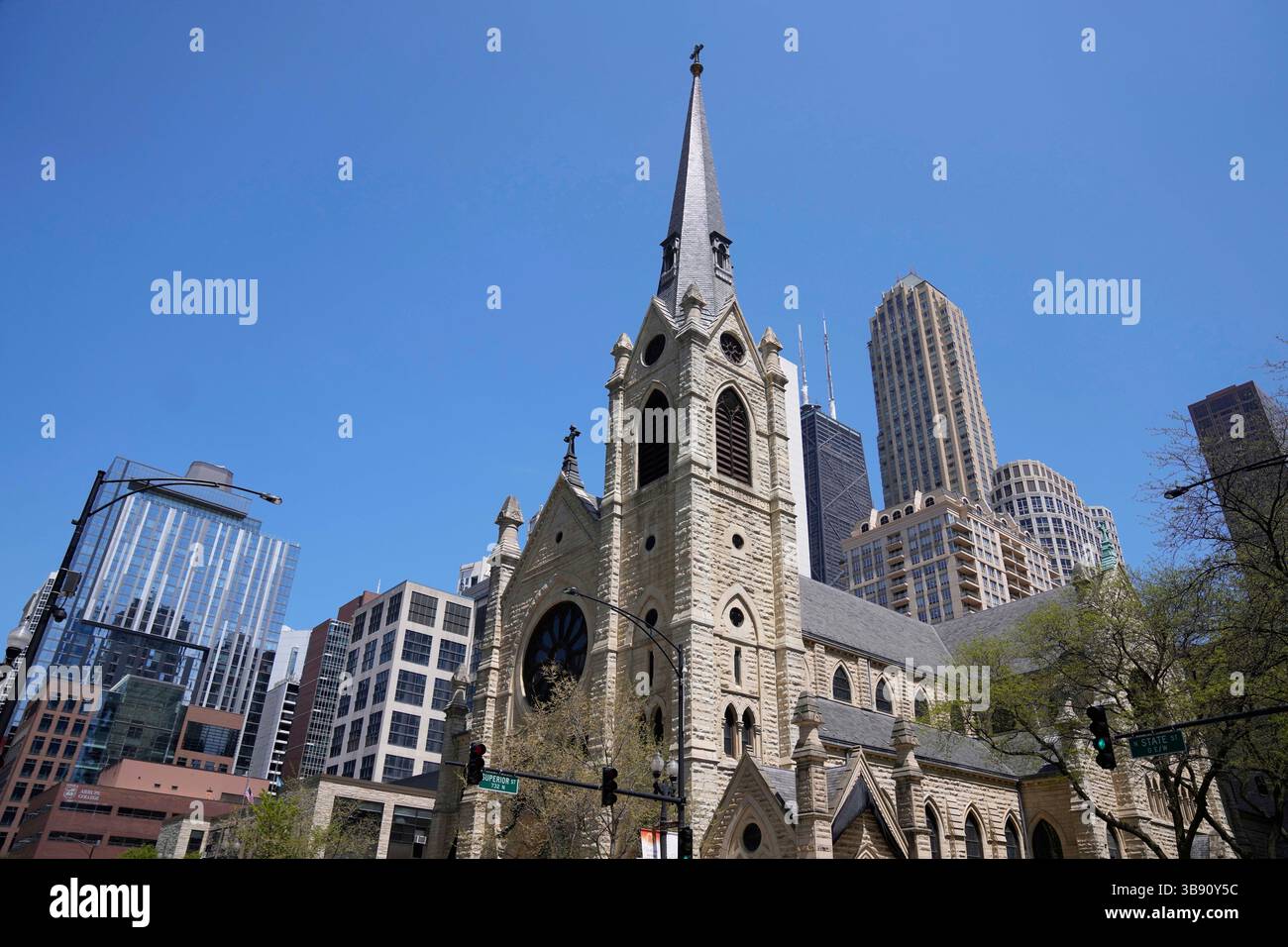 Bells ring out at Holy Name Cathedral after Chicago-born Robert Francis Cardinal Prevos was ...