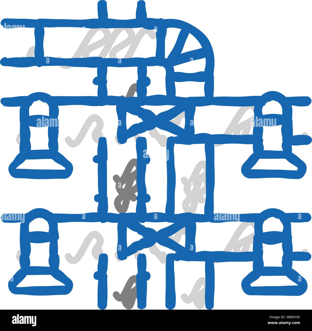 ventilation ducts icon doodle illustration Stock Vector Image & Art - Alamy