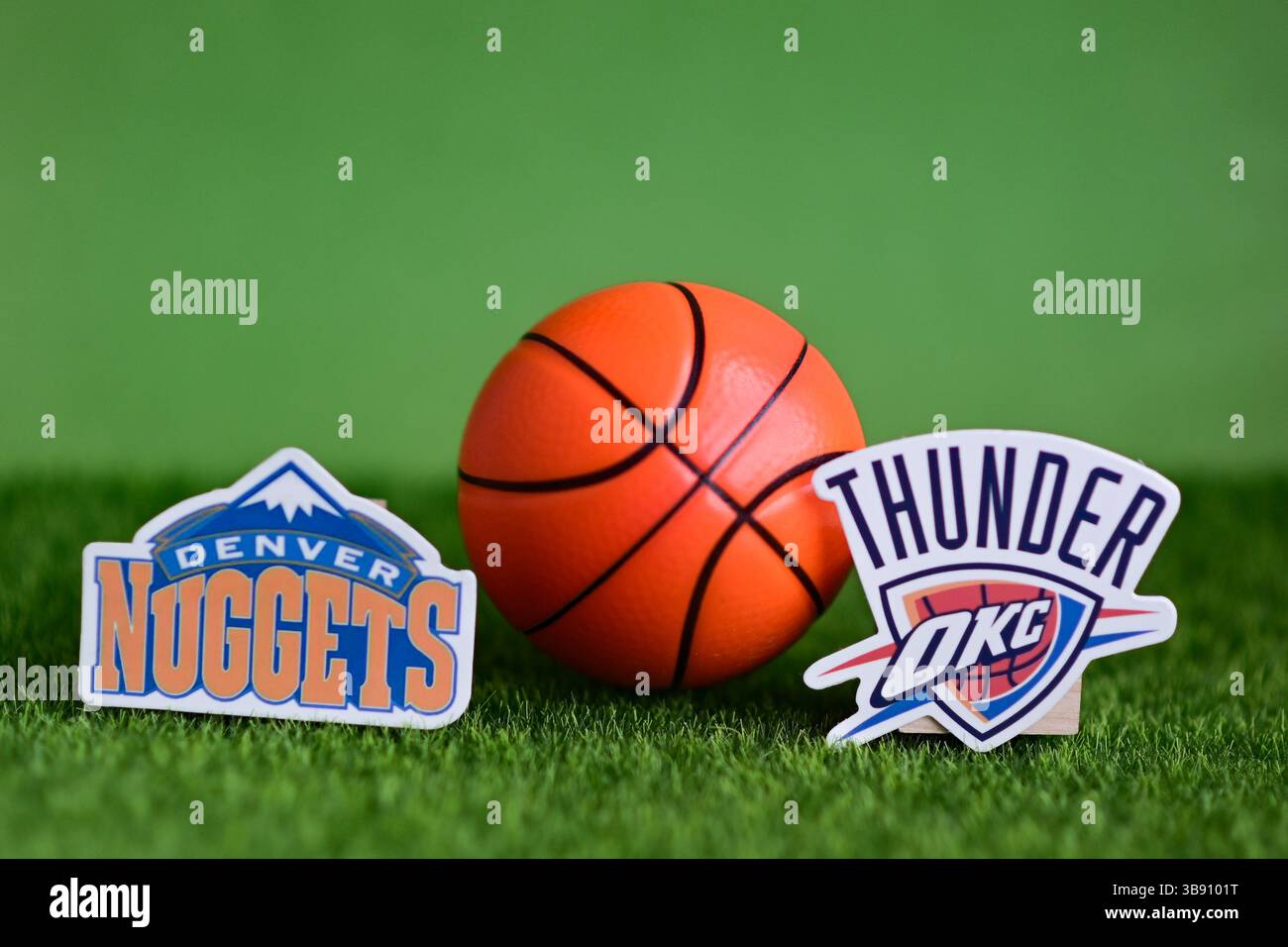 May 5, 2025, Springfield, United States. The emblems of the National ...