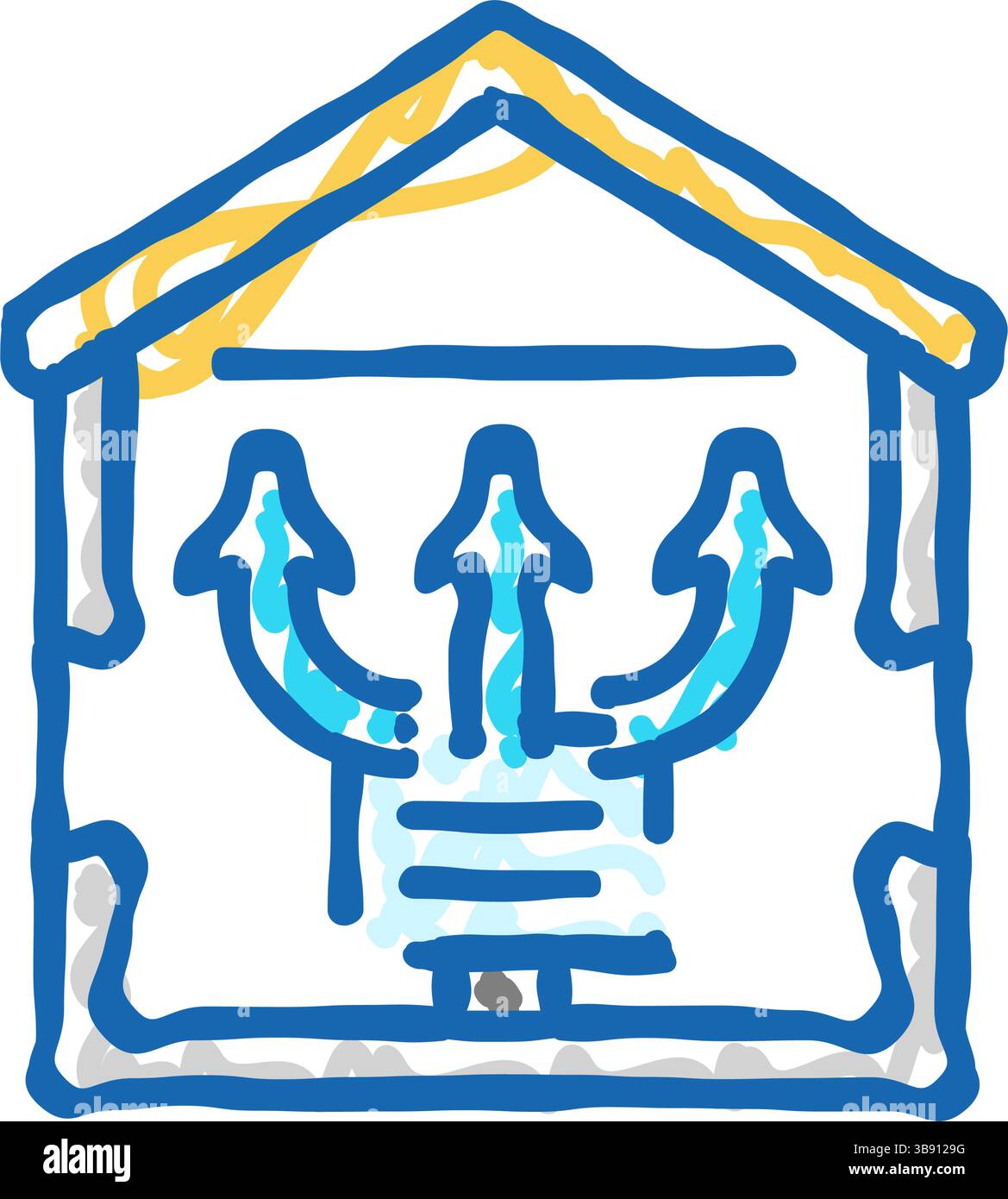 supply air ventilation icon doodle illustration Stock Vector Image & Art - Alamy