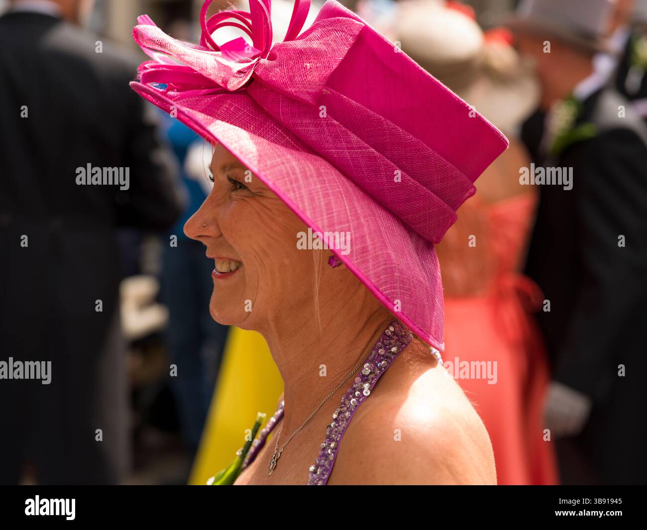 FLORA DAY CELEBRATION LILY OF THE VALLEY DANCES HELSTON CORNWALL Stock ...