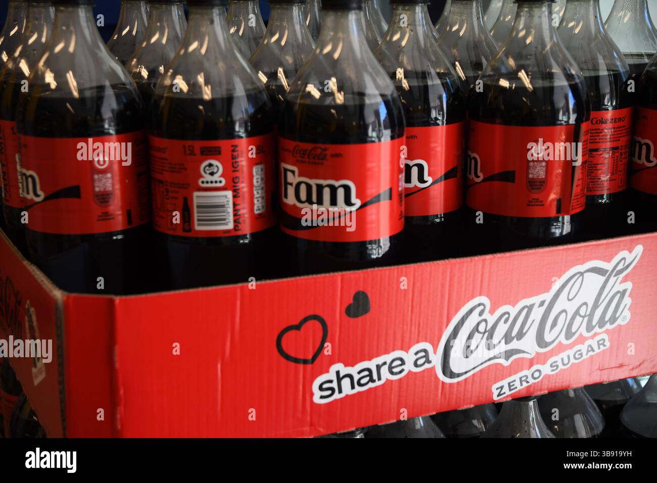 Copenhagen/ DenmarK/08 may 2025/ Coca cola bottle for sale danish ...