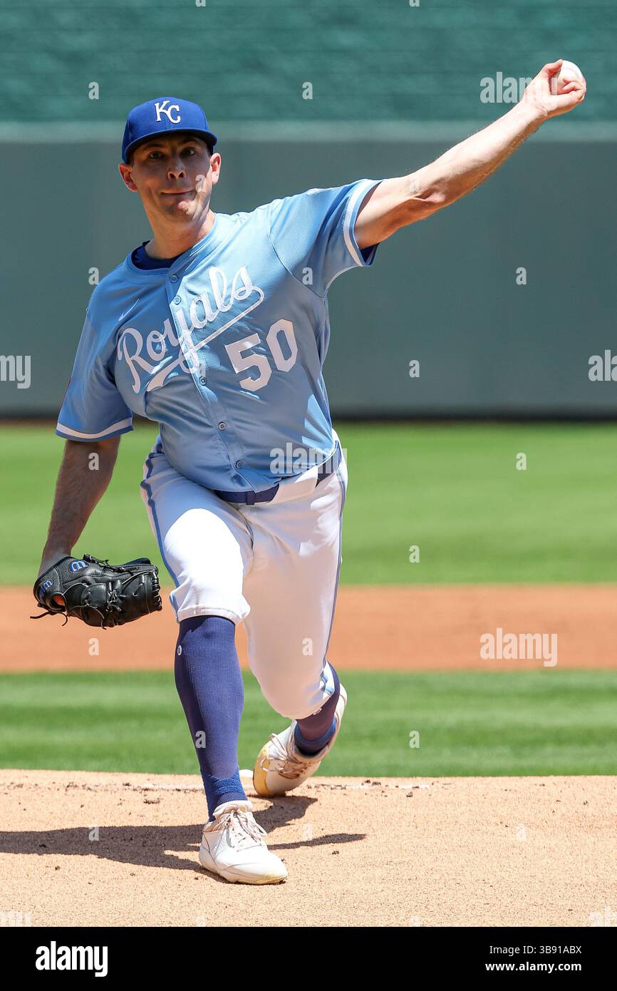 Kansas City, MO, USA. 8th May, 2025. Kansas City Royals starting ...