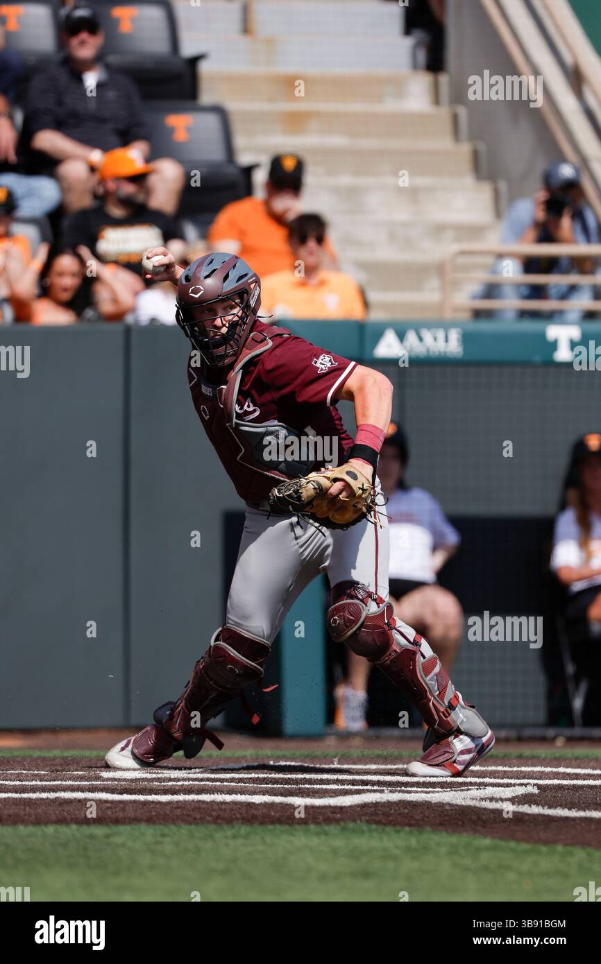 Texas A&M Aggies catcher Bear Harrison (16) on defense during Game 1 of ...