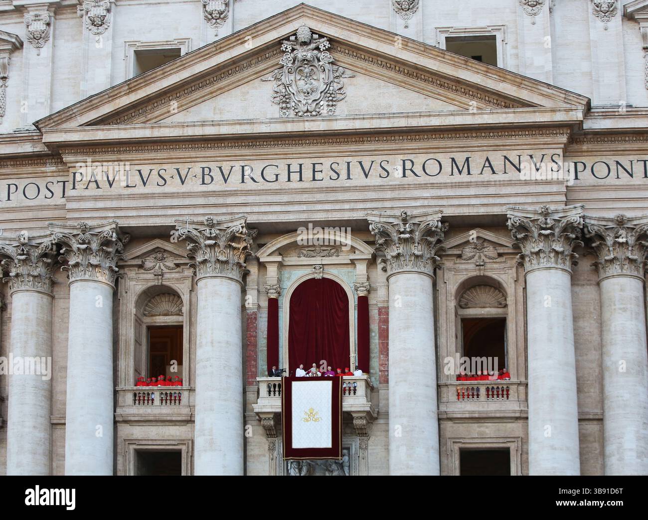 VATICAN CITY - Cardinal Robert Prevost appears on the balcony after ...