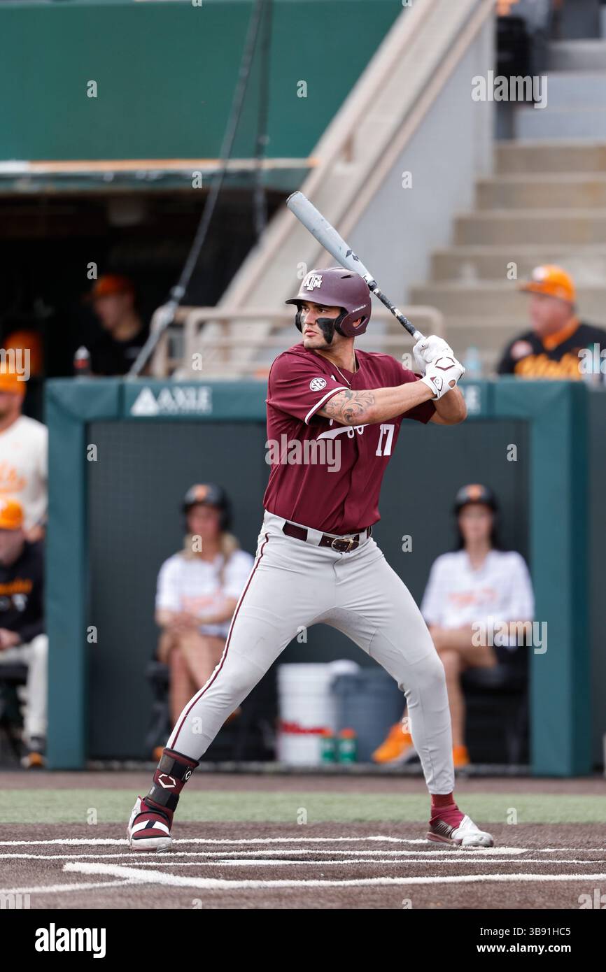 Texas A&M Aggies center fielder Jace LaViolette (17) at bat during Game ...