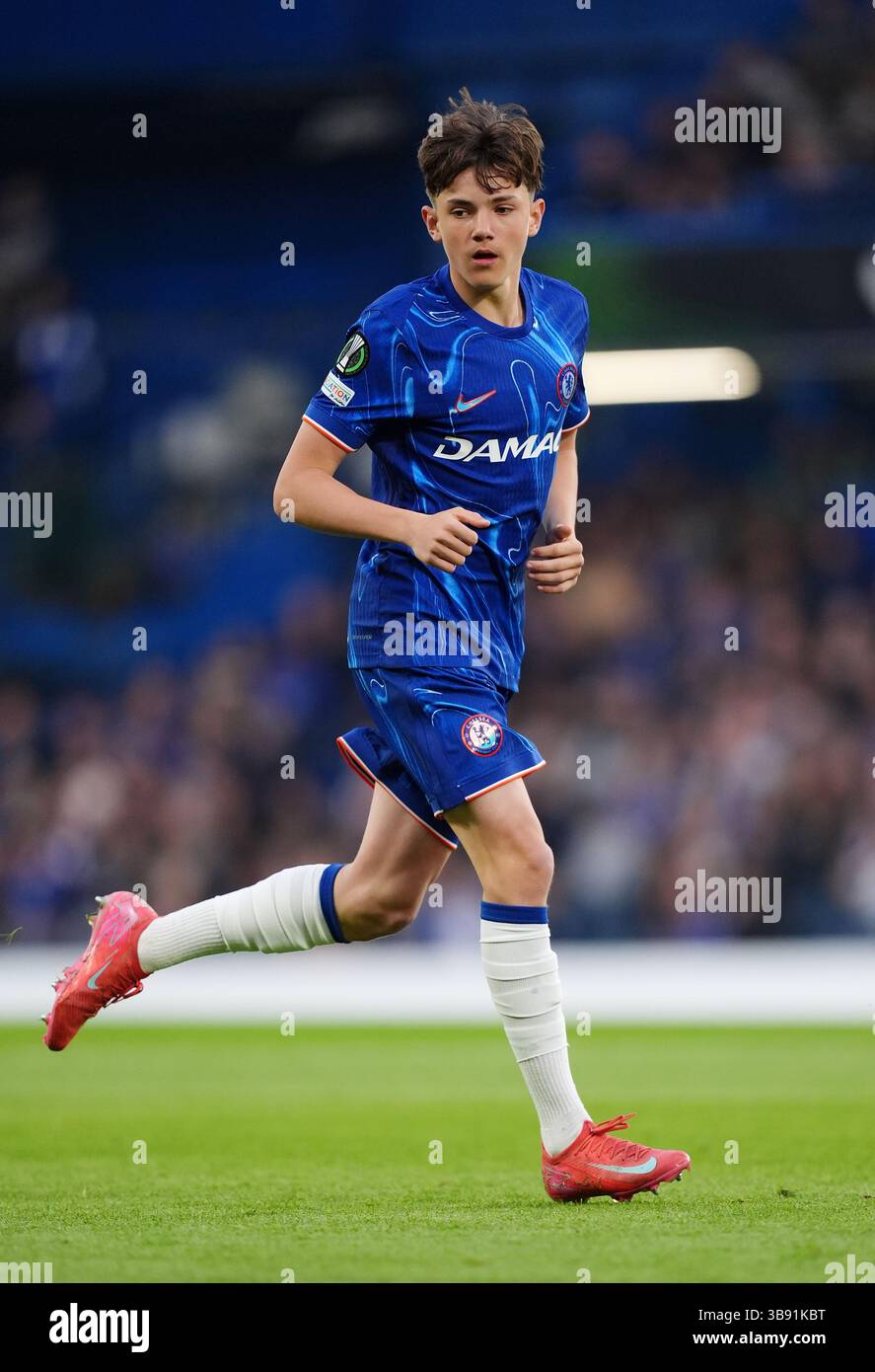 Chelsea's Reggie Walsh during the UEFA Conference League semi-final ...