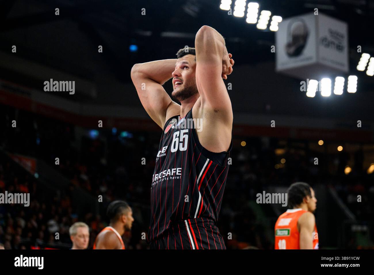 Neu Ulm, Germany. 08th May, 2025. Basketball: Bundesliga, ratiopharm ...