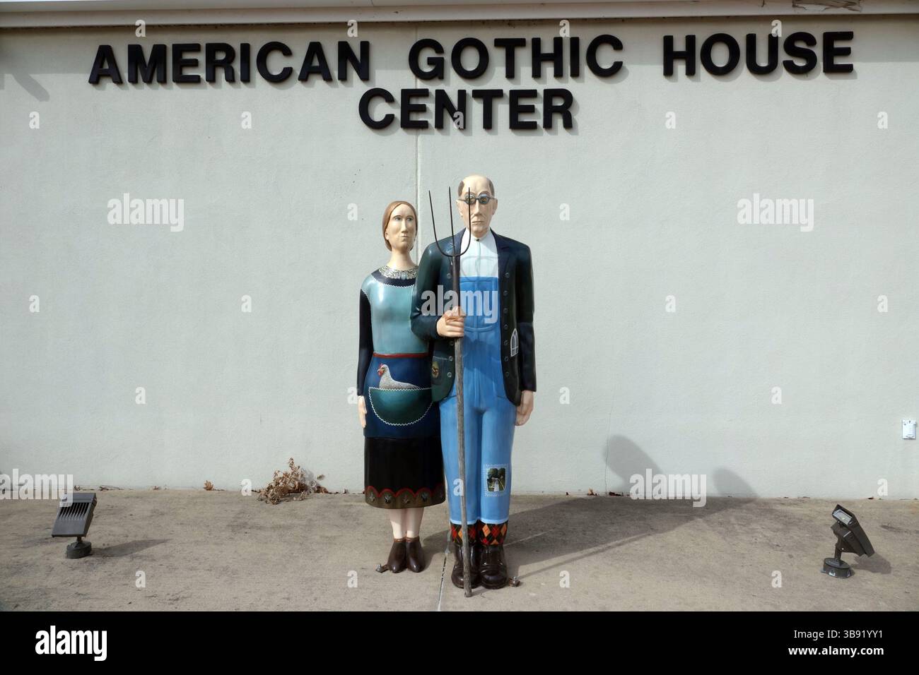 March 15, 2023, Eldon, Iowa, USA: The American Gothic House, also known ...