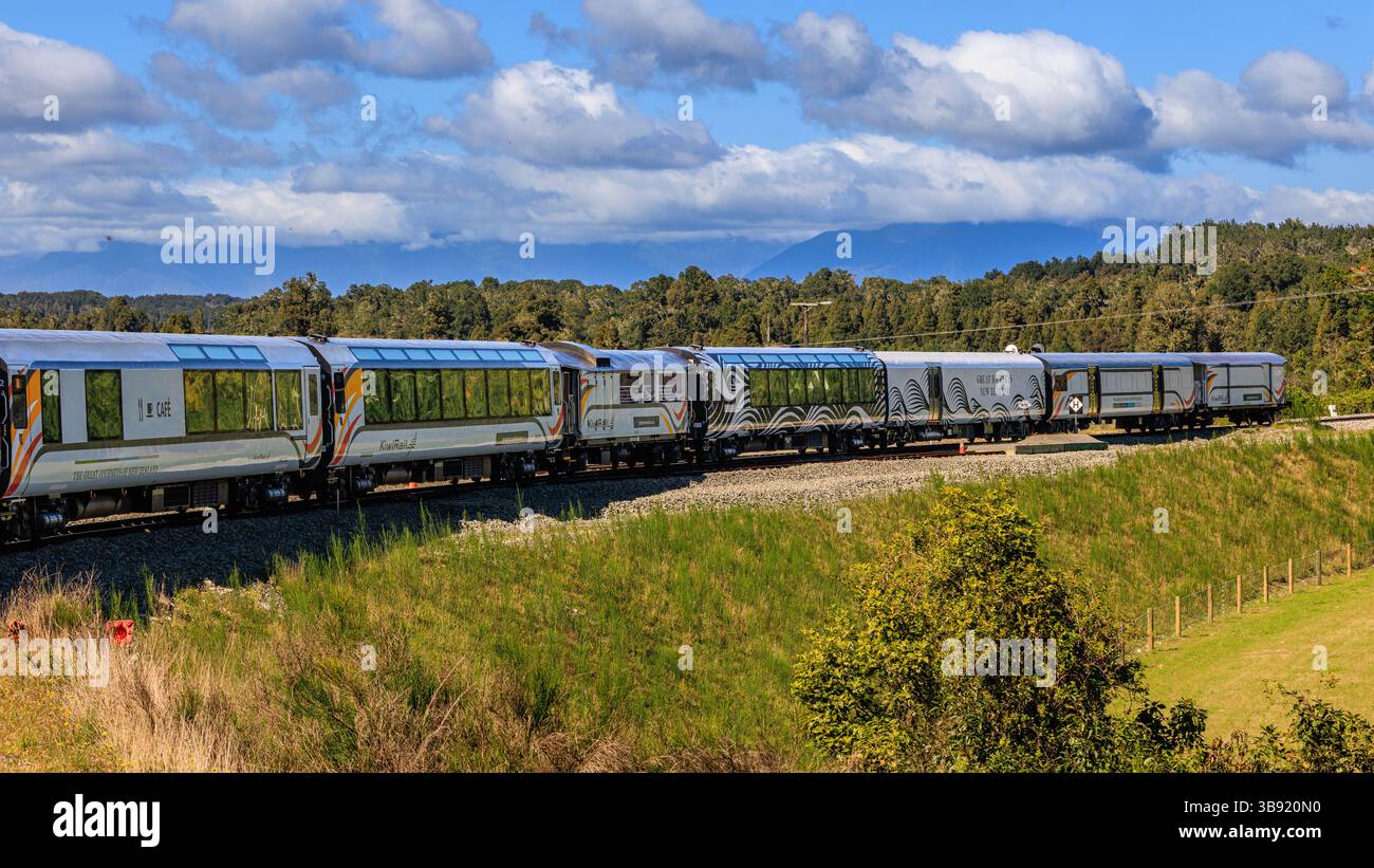 NZ tranzalpine liveried carriages of worlds great train journey cross ...