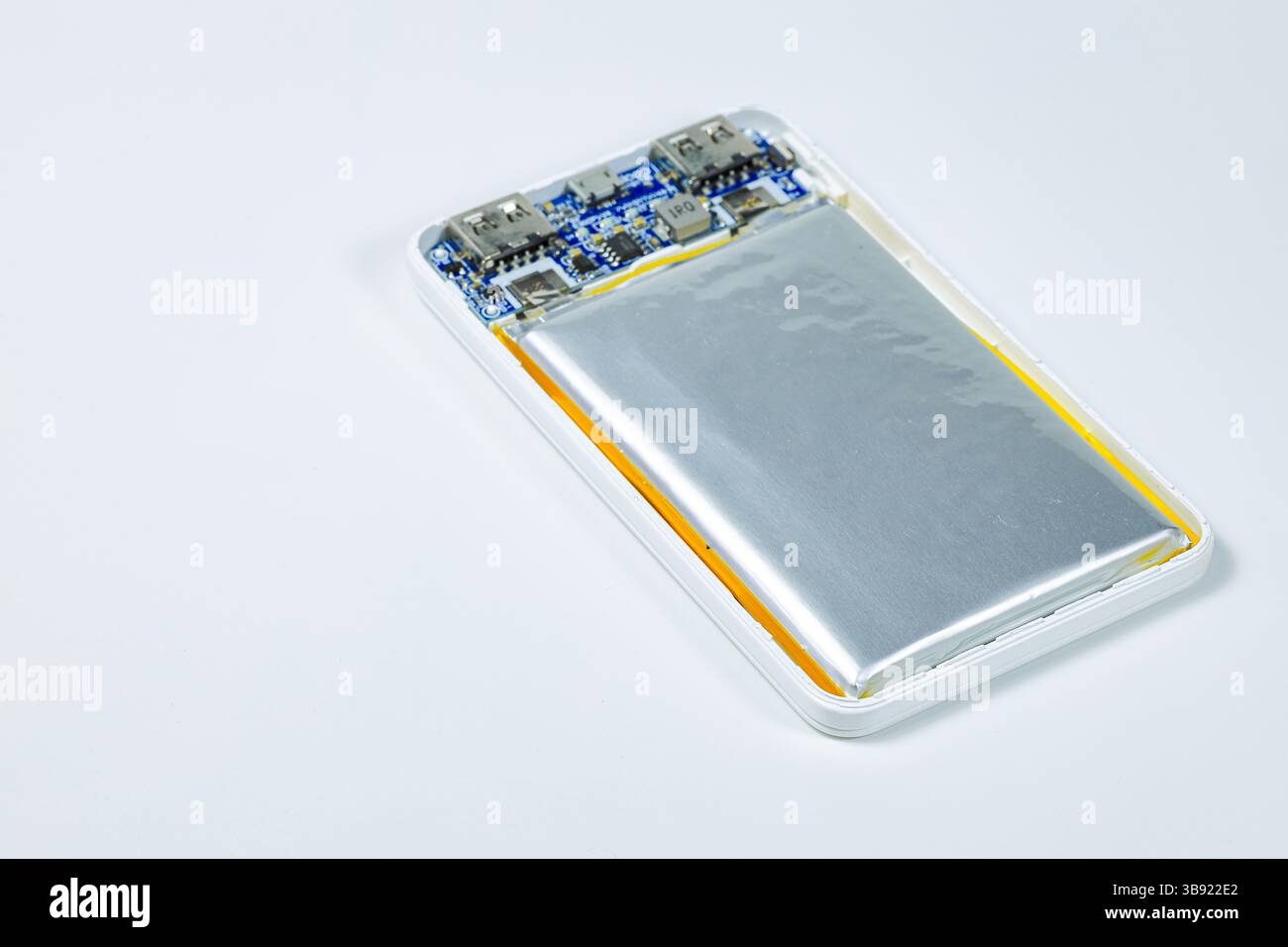 damaged swollen Lithium polymer, Li-ion batteries for mobile device ...